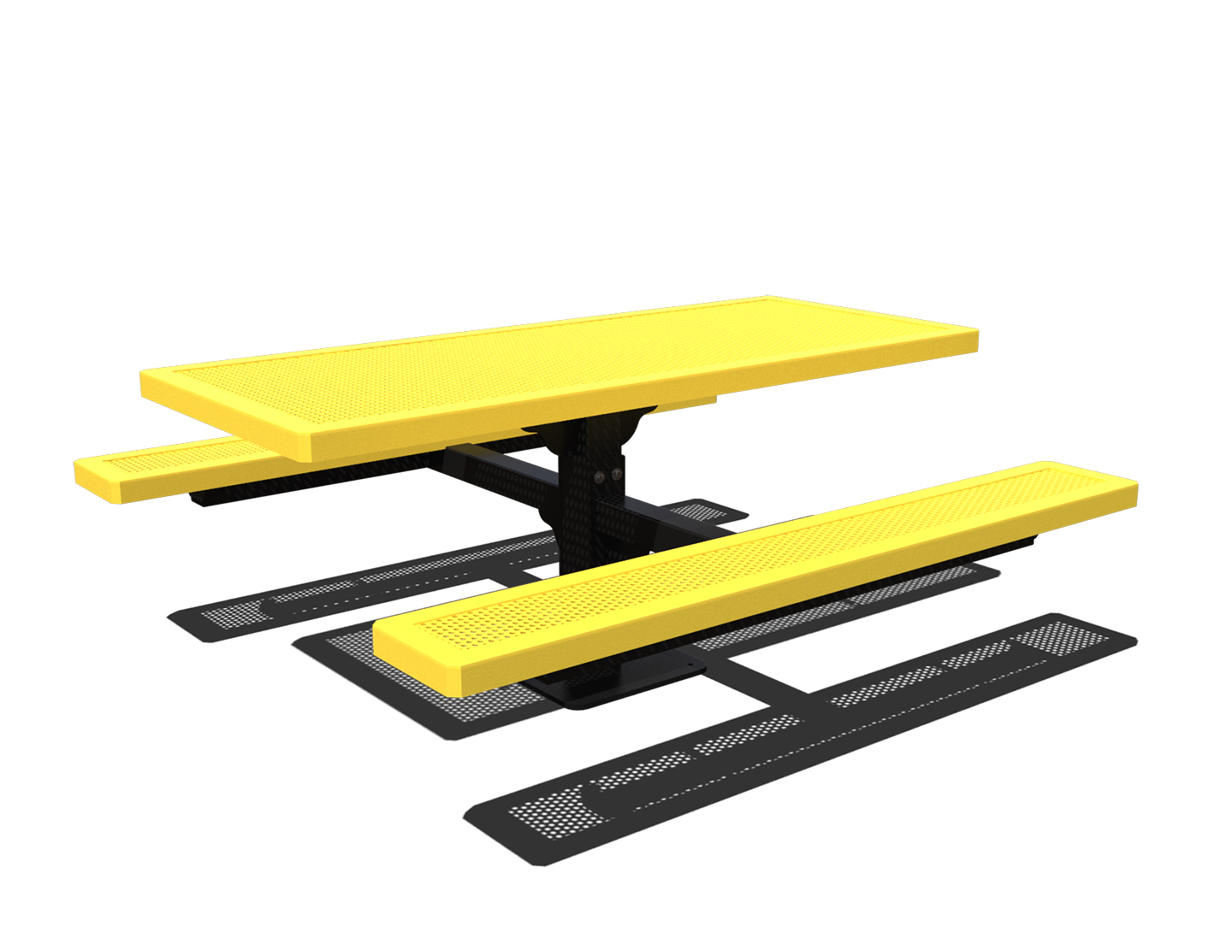 Innovated Rectangle Pedestal Table